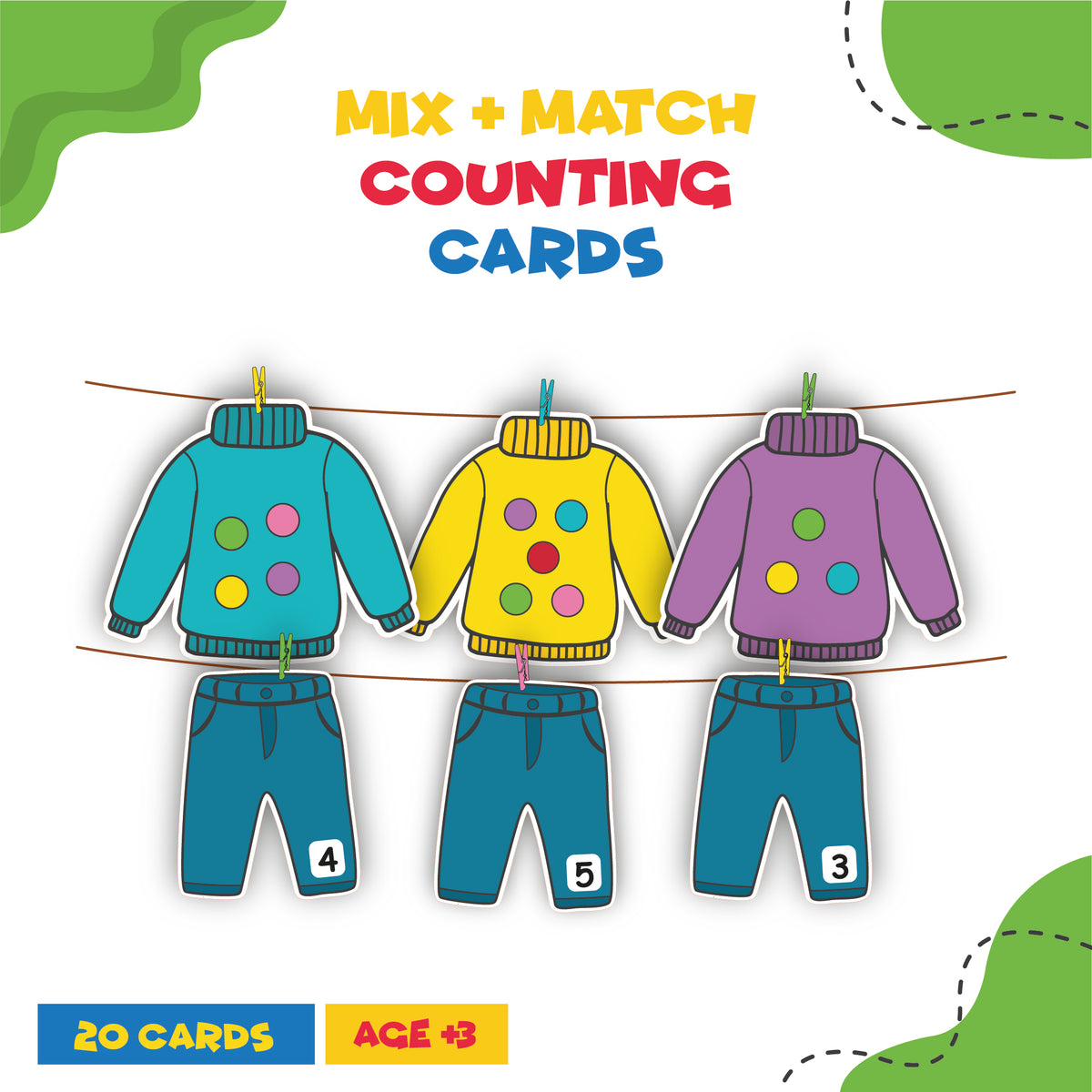 Mix & Match Counting Game – Rahwanjiprintables